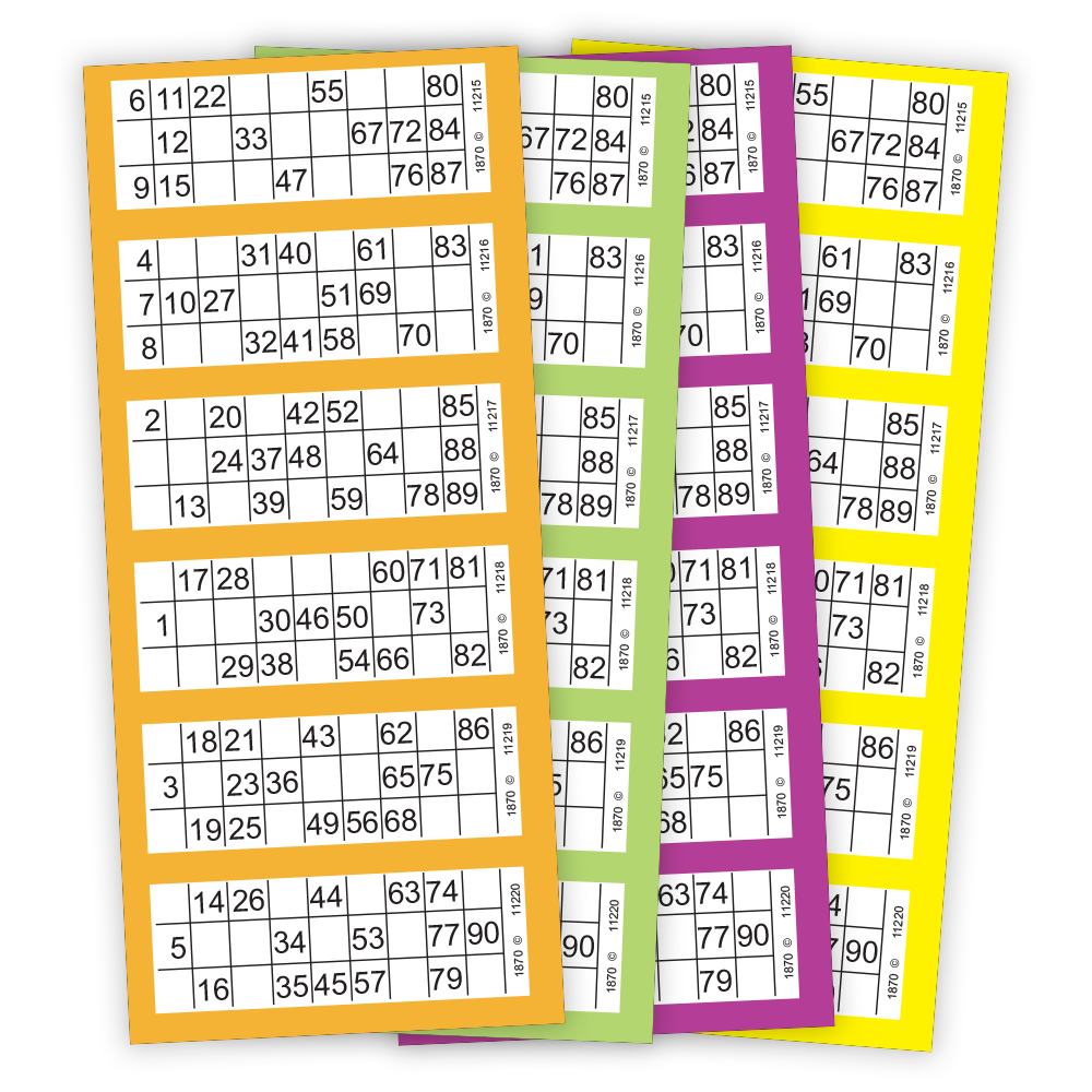 90 Number Bingo Paper Arrow International